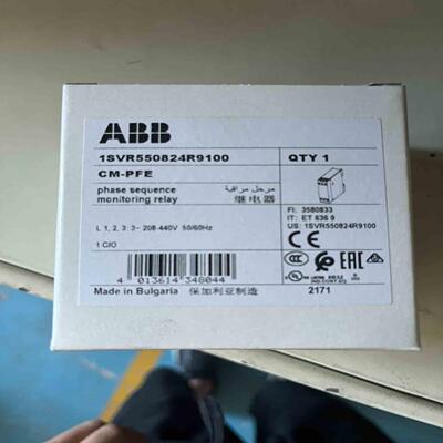议~10012574   ABB CM-PFE相序继电器，三相相