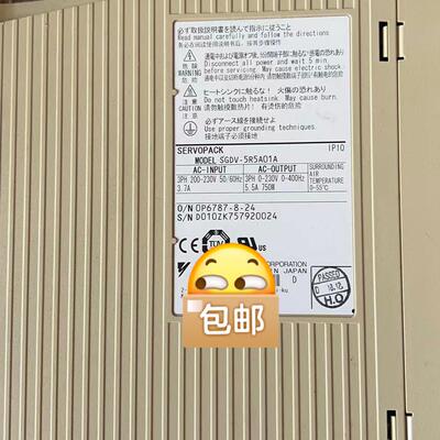 （议价）安川750w驱动器+电机SGDV-5R5A01，SGMJ