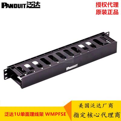 Pandi1U理线架理线器WMPFE网络RATS理线架塑料理线器WMPtFuSE