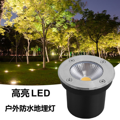 暖白5W直径80mm户外景观亮化灯饰