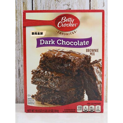 Betty Crocker Dark Browine Mix美国贝蒂黑巧克力布朗尼预拌粉