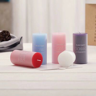 经典classic香薰蜡烛浪漫婚庆生日家居欧式大圆柱烟蜡去味吸烟