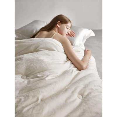 秋冬保暖80%大豆纤维李官奇大豆被亲肤软糯不压身春秋被透气冬被