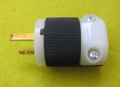 美HUBBELL荷宝美标 电源三芯大插头尾插头二款 15A/125V