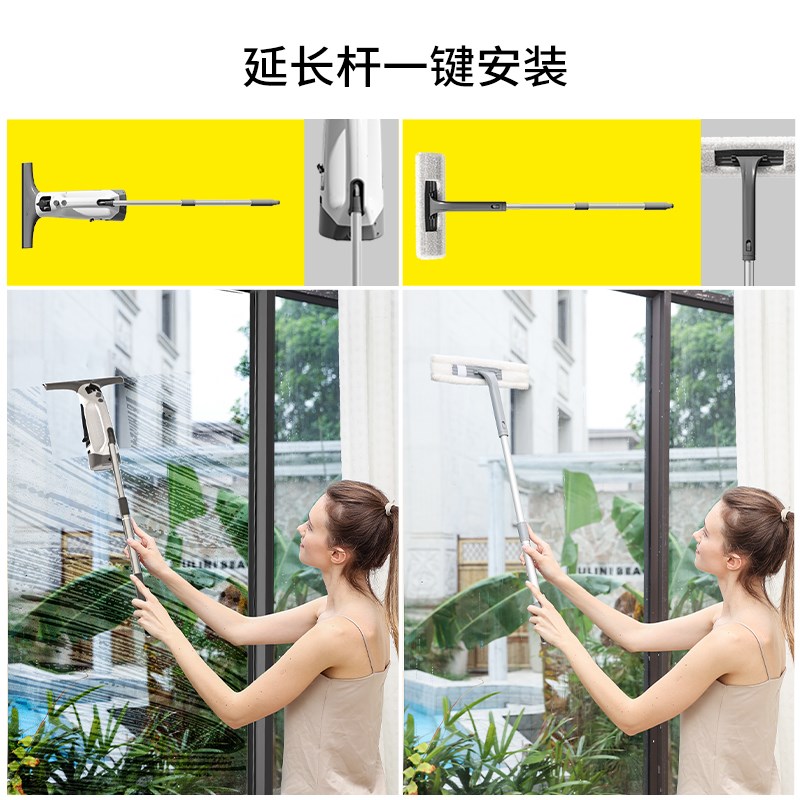 擦窗机器手持家用无线自电动擦玻璃车窗镜面动T清洁机吸水器清洗