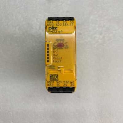 皮尔兹安全继电器型号PNOZ S4物料号750104实物（基数电子）