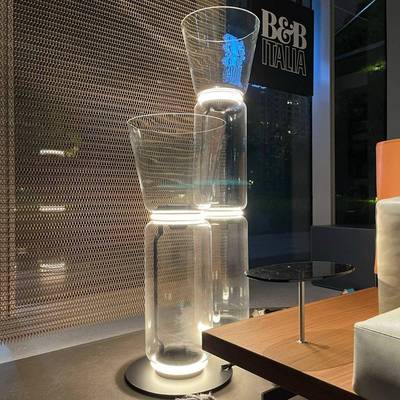 客厅沙发旁落灯意大利设计创师意Ntocambu地le书房卧室玻璃18隧道