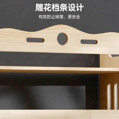 简易SMSG实书架落地书柜儿童阅读区本客架靠墙置物木架厅家用收纳