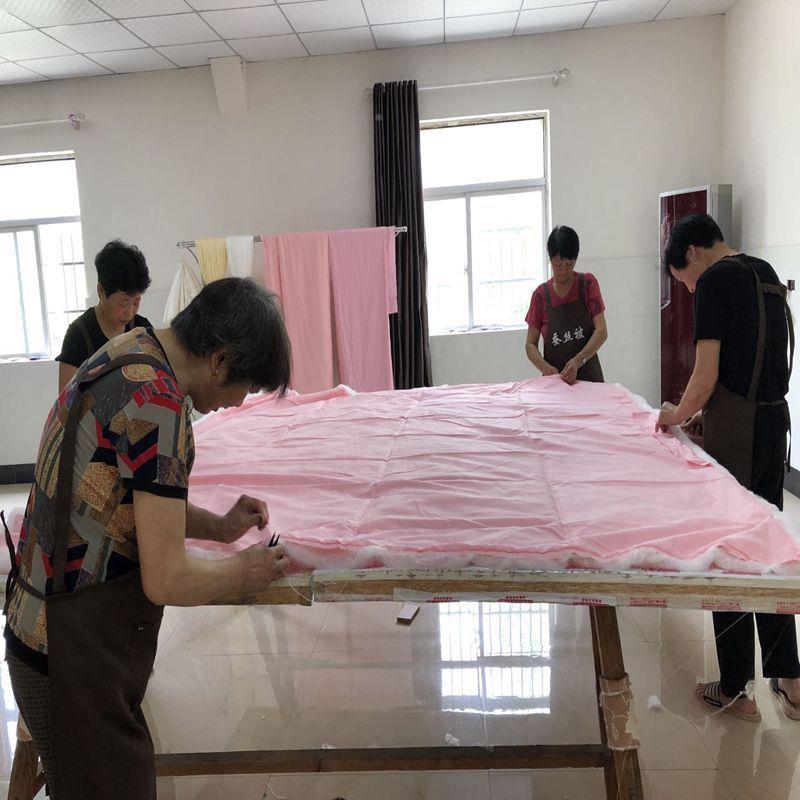 S58桐8乡纯手工双宫蚕丝100F76777M6春秋子母被被芯冬被桑单双人