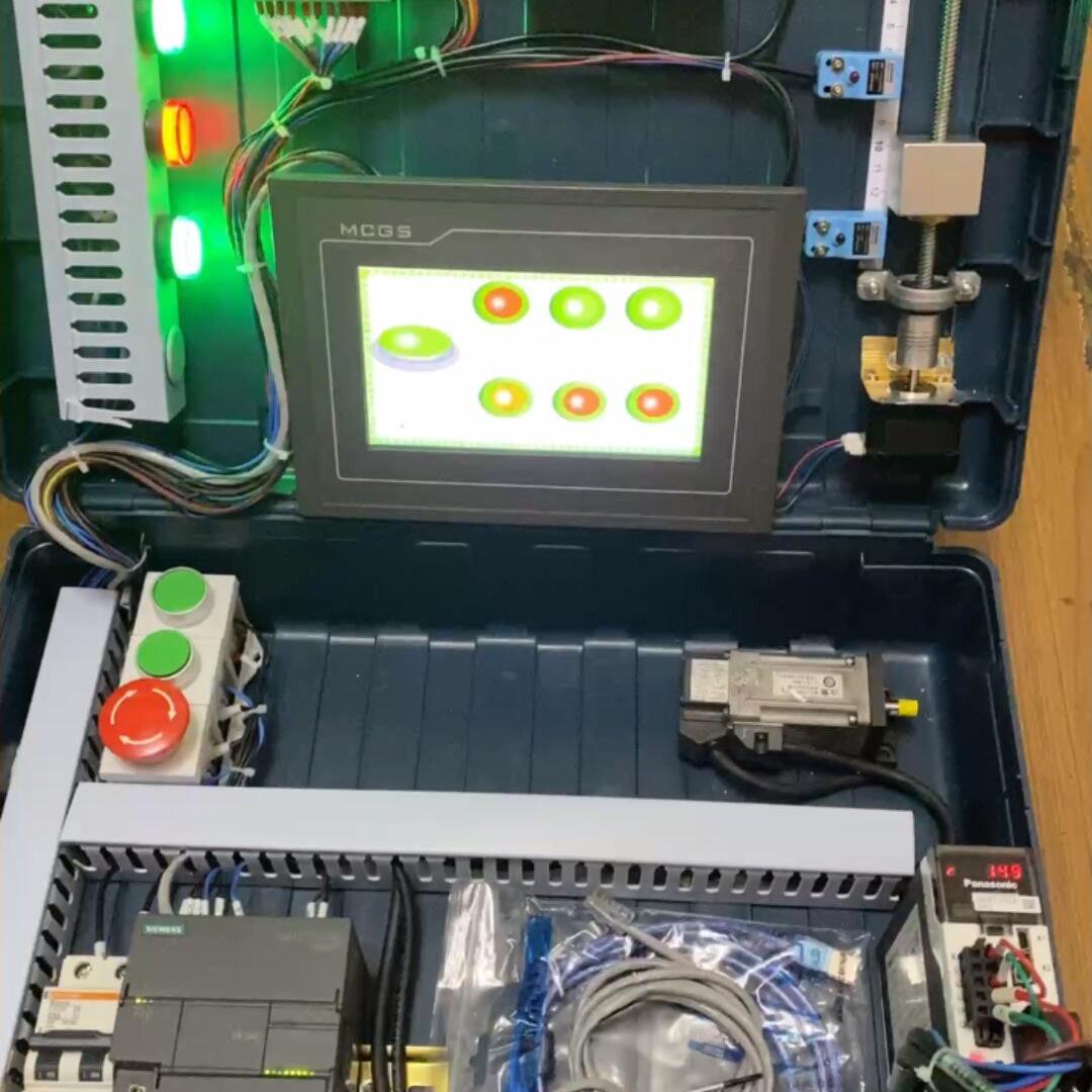 ST20 PLC学习机箱 晶体管型 带触摸屏工控学习实训套件议价维修