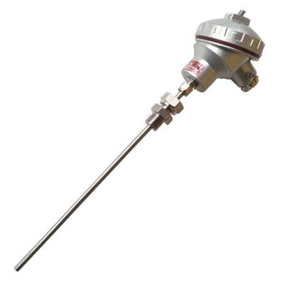 WZPK2-238 双支热电阻 Pt100 Φ8 L=200mm -50-250℃ 卡套M20*1.5