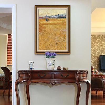 美式乡村欧式轻奢入户玄进关装饰画走廊背尽头门画DY595350厅墙壁