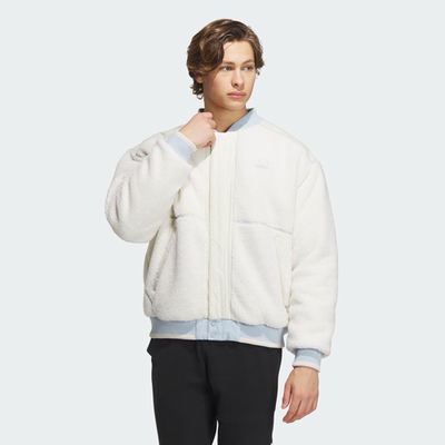 Adidas/阿迪达斯 男女仿羊羔绒运动棉服夹克外套 IL8917