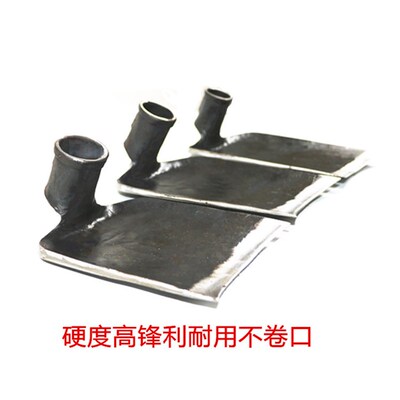 铁匠锻打弹簧钢锄头农用种地锄草开荒刨地挖土山锄T大锄头农具翻