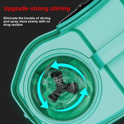 新型洗瓶电动喷雾器农用高压锂电池背负式消毒打药机智能搅拌喷壶