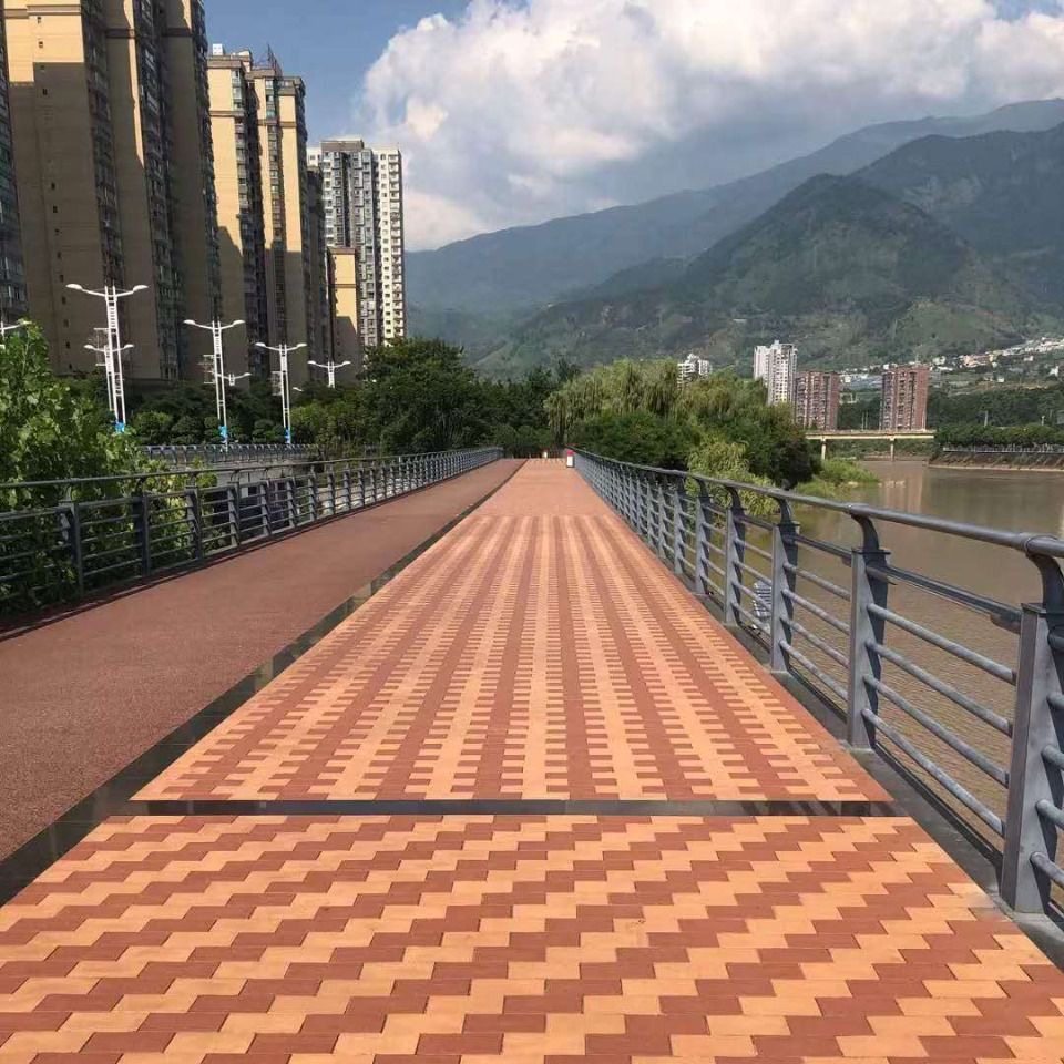 实心铺地清水砖陶土烧结砖真空烧结砖广场砖多孔砖路面红砖砌墙砖