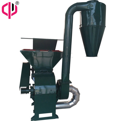 420型沙克龙麦秸打粉设备 畜牧养殖业机械 锤片式油菜秸秆粉碎机