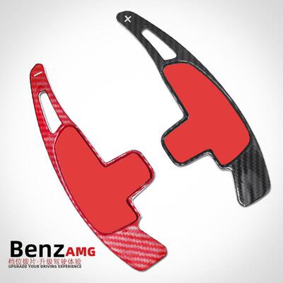适用奔驰AMG系CLA45E63S63方向盘换挡拨片C63档位外贸车品