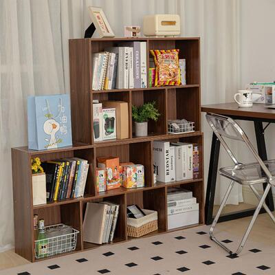 简卧易书架落地置架客厅组合柜家WNM用柜子物柜室储置物柜矮物柜