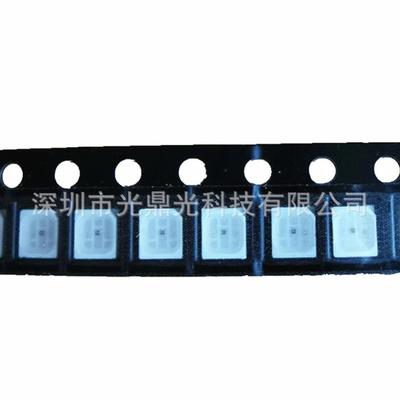 高亮235片RGB透明86脚3无品牌/528全彩贴3528红绿蓝色led六脚三灯