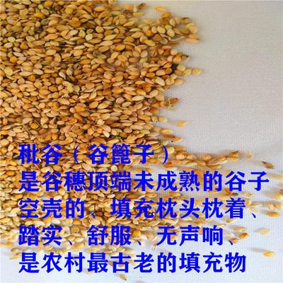 新秕谷谷篦子枕芯谷子篦子荞麦皮荞麦壳枕芯保健枕颈椎枕单枕包邮