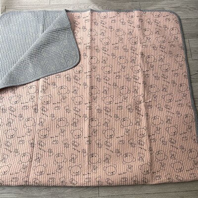 韩式纯棉卡通绗缝水洗儿童单人床单床盖床垫100200