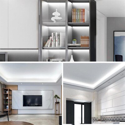 led灯带 12V 超亮120灯裸板2835贴片柜台客厅广告软灯条5米一盘