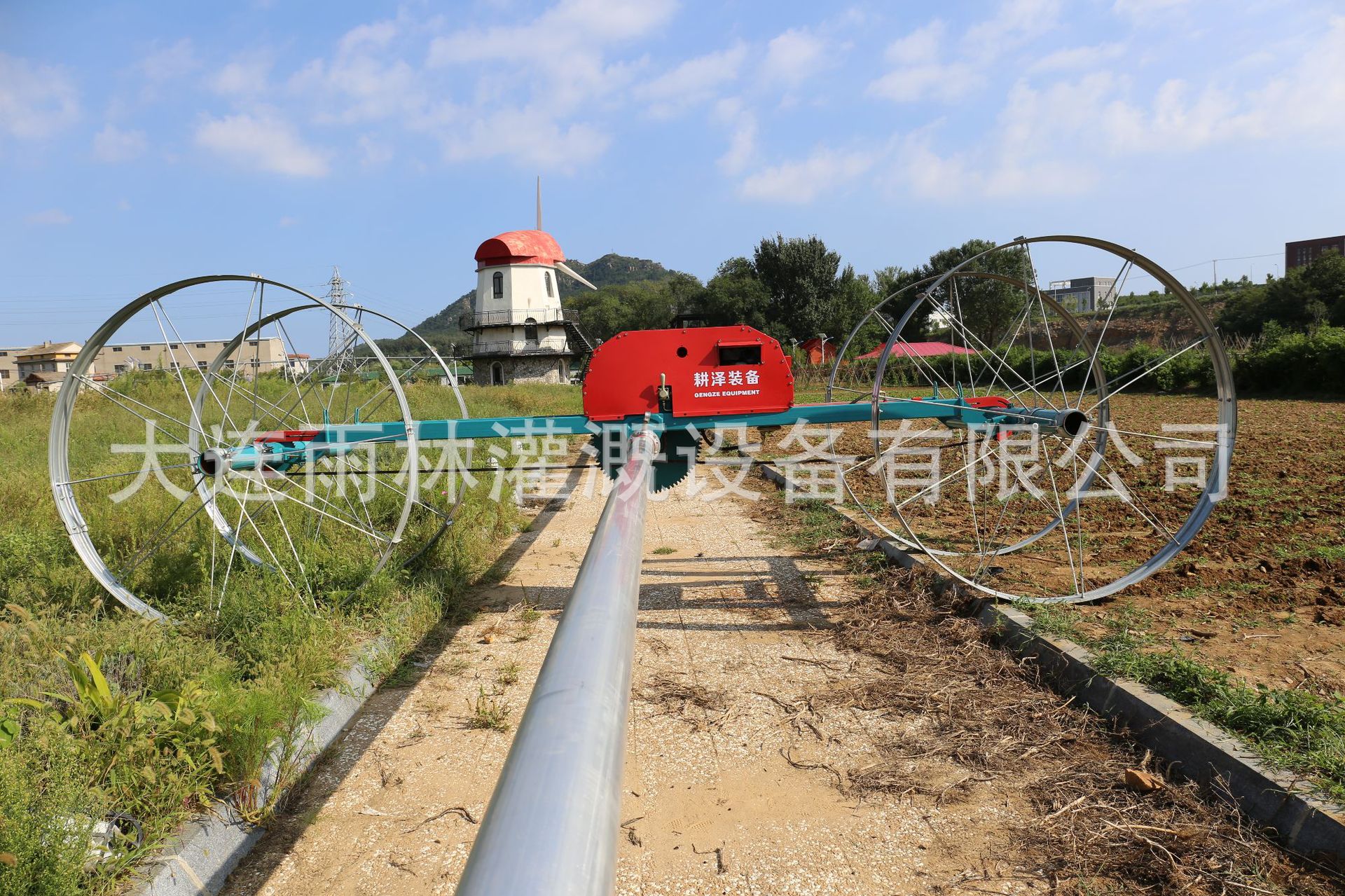 GYP滚移式喷灌机厂家抗旱浇地农业灌溉半自动化灌溉设备