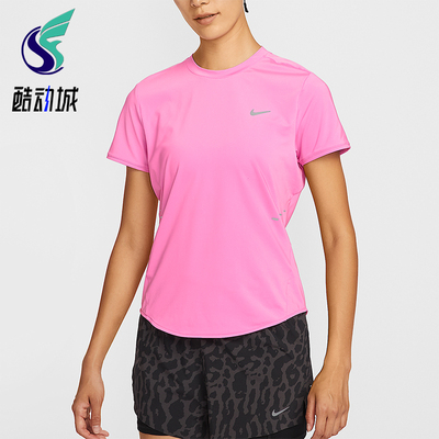 Nike/耐克正品Dri-FIT女士套头跑步透气运动训练短袖HM9699-675