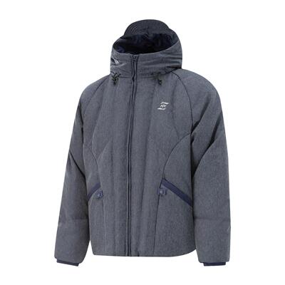 李宁正品联名男子连帽羽绒服