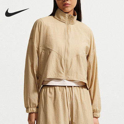 Nike/耐克正品2026夏季女士透气短款时尚立领外套IF0588-248