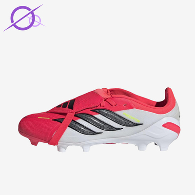 Adidas/阿迪达斯正品儿童红色低帮贴合支撑经典网面足球鞋JS0391
