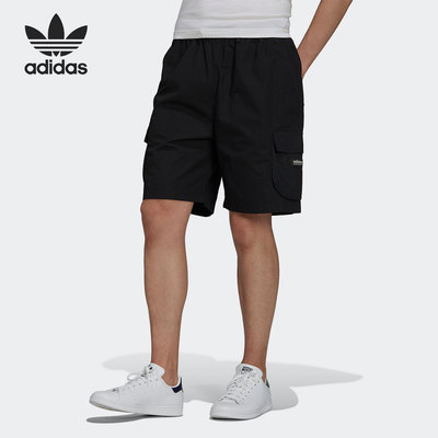 Adidas/阿迪达斯正品三叶草休闲男子时尚潮流运动短裤 H09109