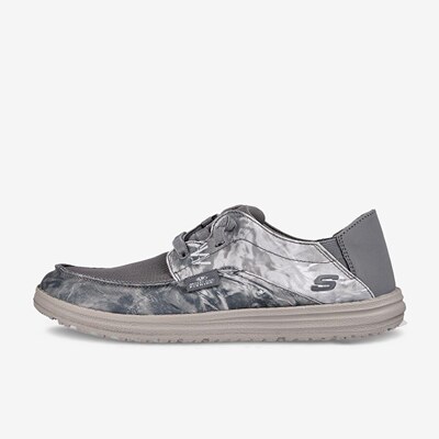 Skechers斯凯奇正品Relaxed Fit男款低帮减震休闲鞋210330-GRY