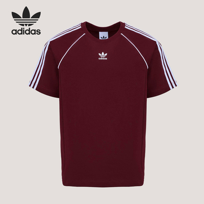 Adidas/阿迪达斯正品三叶草男士复古日常经典耐穿透气T恤KY2876