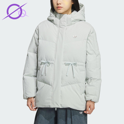 Adidas/阿迪达斯正品三叶草女士宽松冬季保暖羽绒服外套KF3686