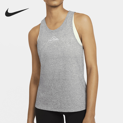 Nike/耐克正品新款女士反光运动T恤针织透气背心CZ9554-063