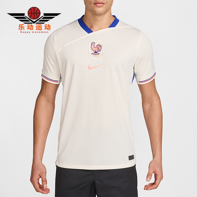 Nike/耐克正品 Dri-FIT男士图案足球训练经典运动短袖FZ9023-110