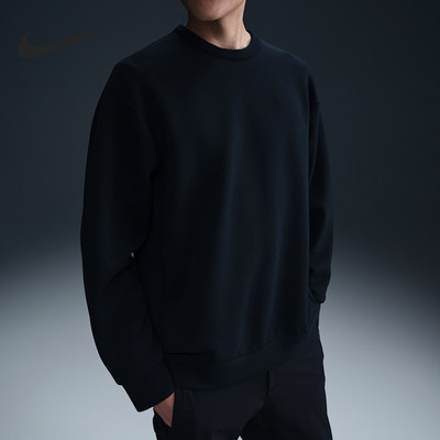 Nike/耐克正品DRI-FIT男士针织圆领运动卫衣套头衫HQ6965-010