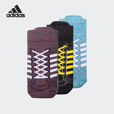Adidas/阿迪达斯正品当季儿童SOCKS 3PP运动透气休闲袜DW4772