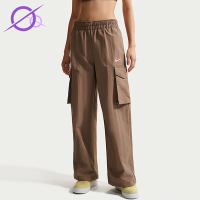 Nike/耐克正品Sportswear女士复古防晒中腰工装长裤IR7567-214