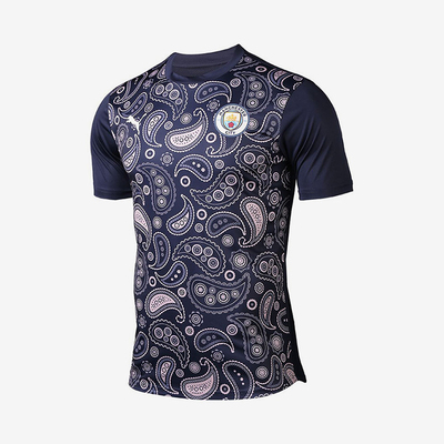 Puma/彪马正品2025男士日常圆领套头耐穿透气足球短袖758030-09