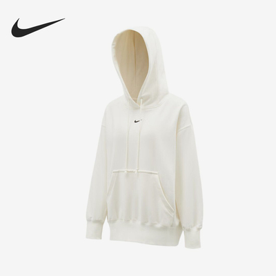 Nike/耐克正品纯色运动休闲卫衣新款女连帽经典卫衣HV8103-133