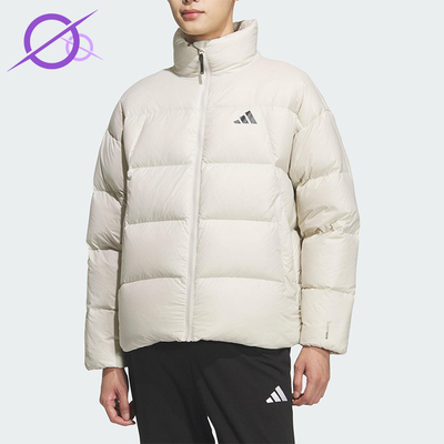 Adidas/阿迪达斯正品冬季男士宽松经典立领保暖运动羽绒服KQ5498