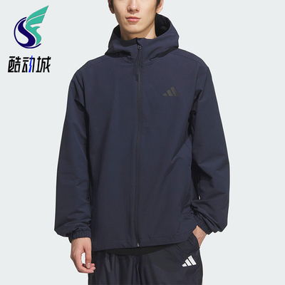 Adidas/阿迪达斯正品V SFT SHELL JK男女休闲运动宽松外套KF5223