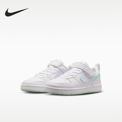 Nike/耐克正品小童低帮魔术贴耐磨运动休闲板鞋IQ6527-100