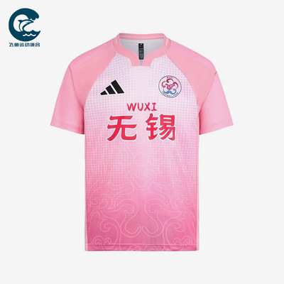 Adidas/阿迪达斯正品男女同款时尚运动套头足球短袖T恤LF8612