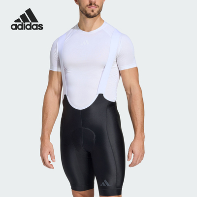 Adidas/阿迪达斯正品ESENTIALSENTIALS经典骑行背带短裤JY7608