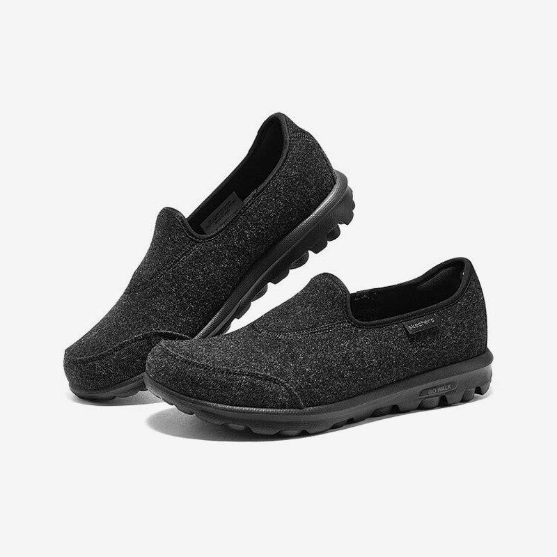 Skechers/斯凯奇正品GOWALK女子时尚缓震耐磨一脚蹬休闲鞋
