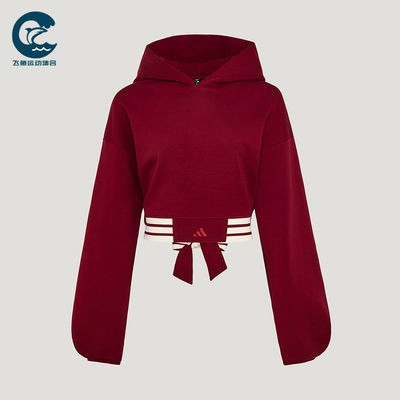 Adidas/阿迪达斯正品柔自贵系列新款女城市经典连帽卫衣KX4643